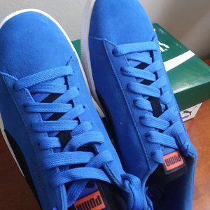 Puma | Shoes | New Puma Suede Classic Strong Blue Firecracker Sneakers ...